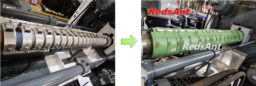 Barrel insulation blanket for injection molding machine - DongGuan ...