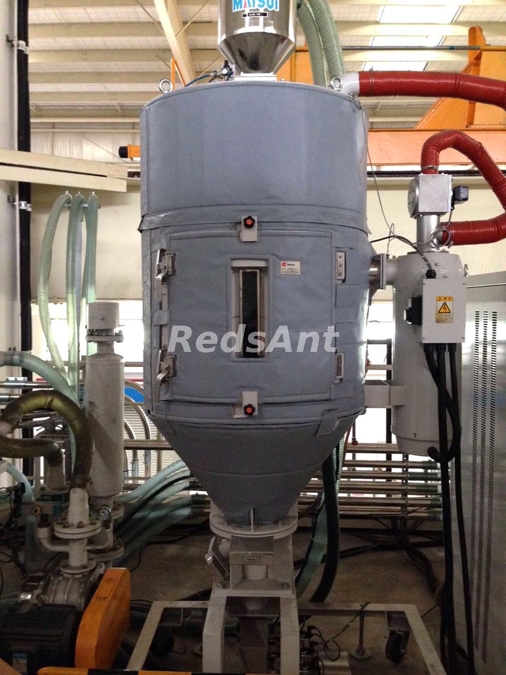 Hopper dryer insulation jacket- DongGuan RedsAnt Energy Saver Limited